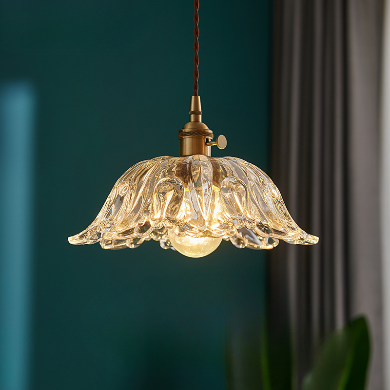 Glass Flower Pendant Light – LunaraLights