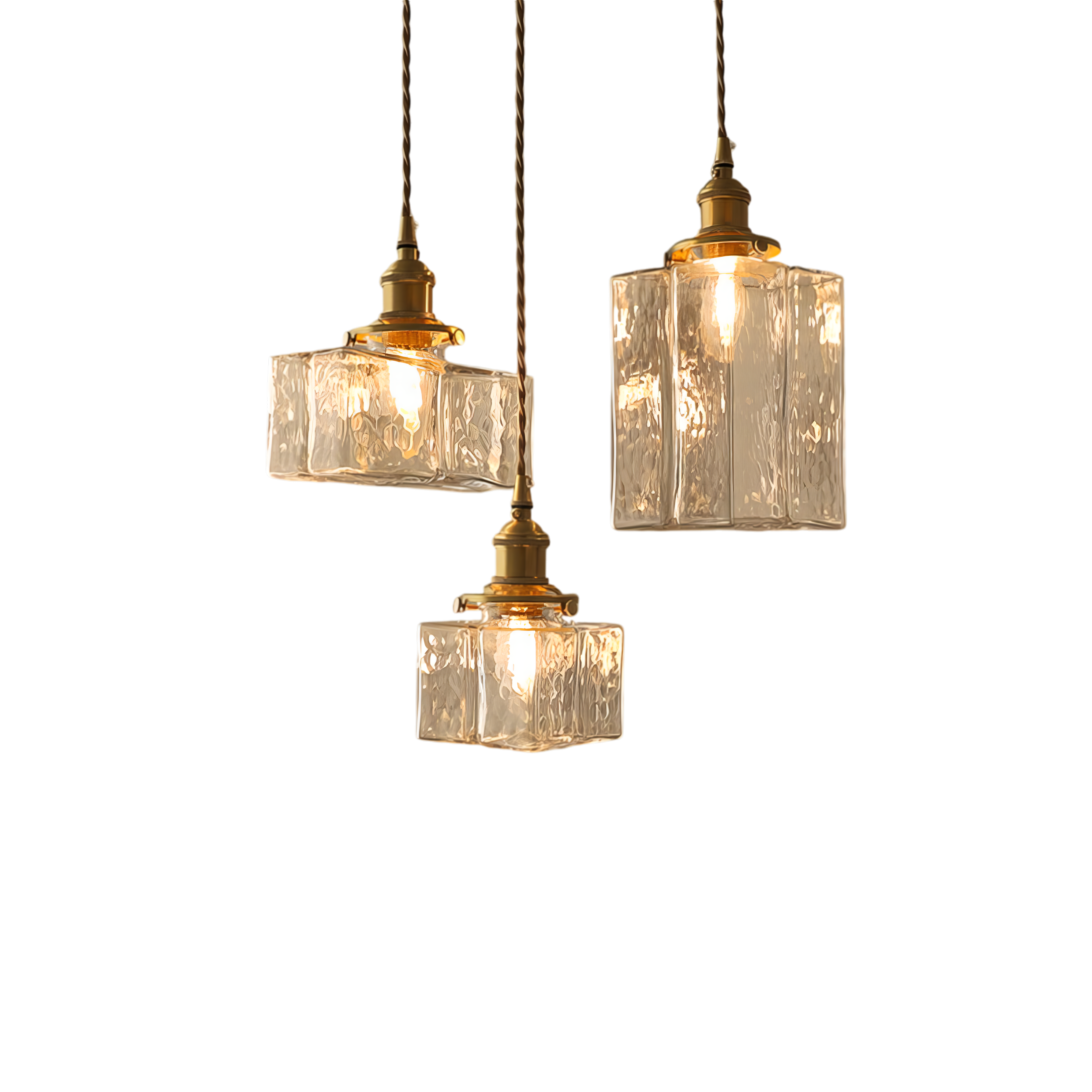 Fatima - Modern Retro Hanging Glass Lamp – LunaraLights